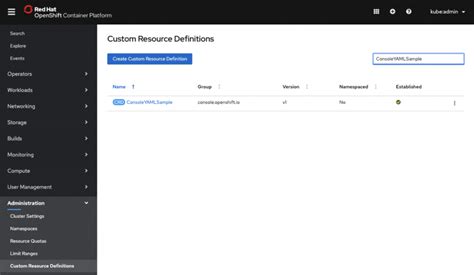 Openshift 4 3 Console Customization Yaml Samples
