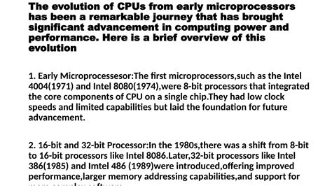 Central Processing Uni Powerpoint Presentationt Pptx