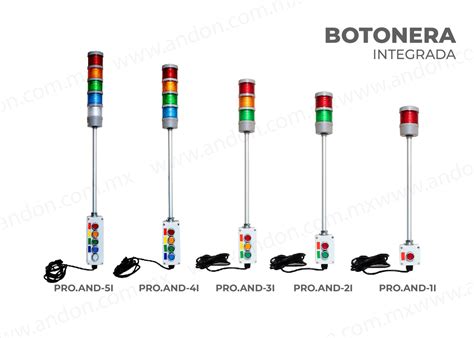 Andon Con Botonera Integrada Andon Store