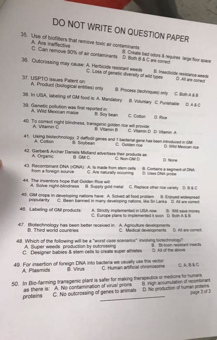 Solved Use Of Biofilters That Remove Toxic Air Contaminants