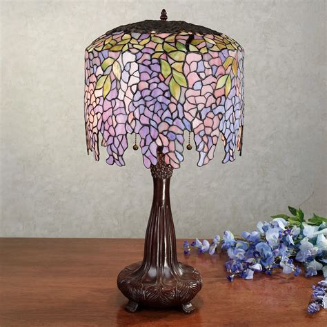 Original Tiffany Wisteria A Unique Wisteria Laburnum Table Lamp