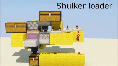 Shulker Loader Minecraft Tutorial YouTube