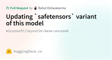 Microsoftlayoutlm Base Uncased · Updating `safetensors` Variant Of