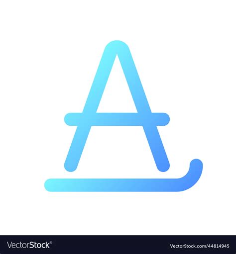 Text Formatting Pixel Perfect Gradient Linear Ui Vector Image