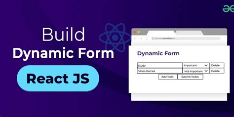 Best Way To Build A Dynamic Input Form With React DEV Community