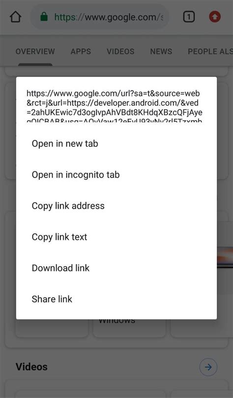 Android How To Show A Dialog In Web View When Long Click On Links Stack Overflow