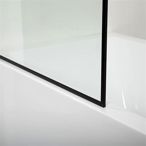 Fixed French Shower Screens Clear Tempered Glass Apis Glass