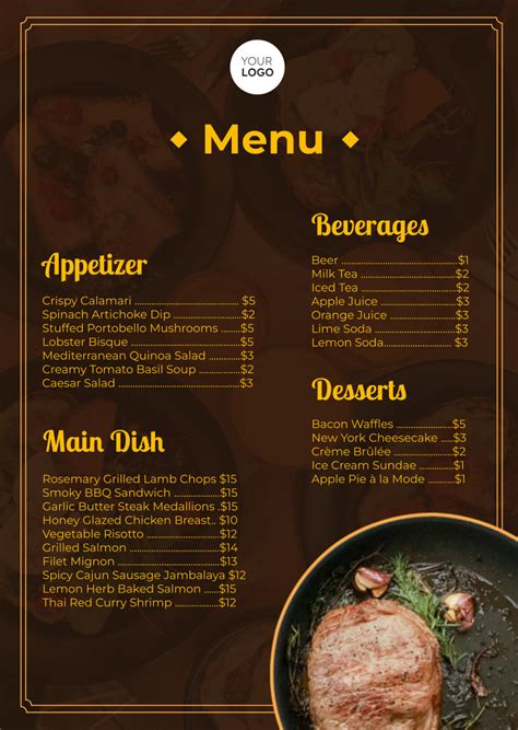 Free St Patrick S Day Menu Template To Edit Online