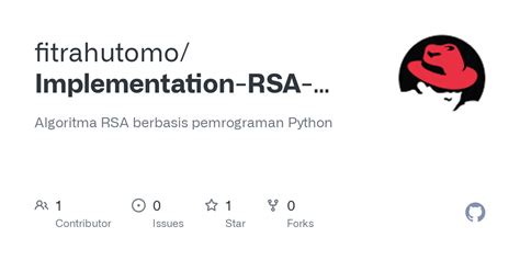Github Fitrahutomo Implementation Rsa Algorithm In Python Algoritma Rsa Berbasis Pemrograman