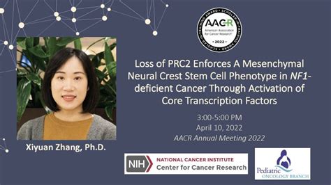 Xiyuan Zhang Phd On Linkedin Aacr2022 Nih Nci Departmentofdefense Aacr