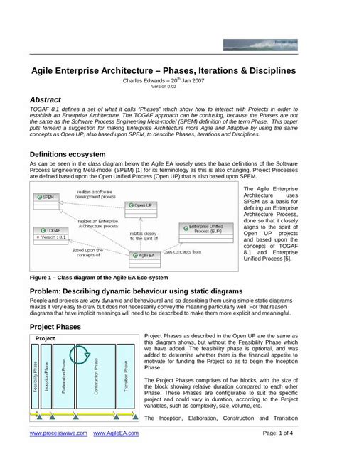pdf agile enterprise architecture phases iterations