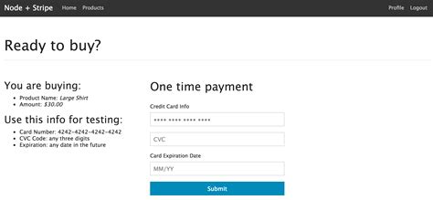 node stripe charge npm