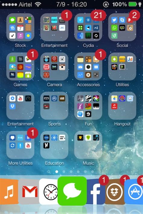 Ios7 Folders Theme