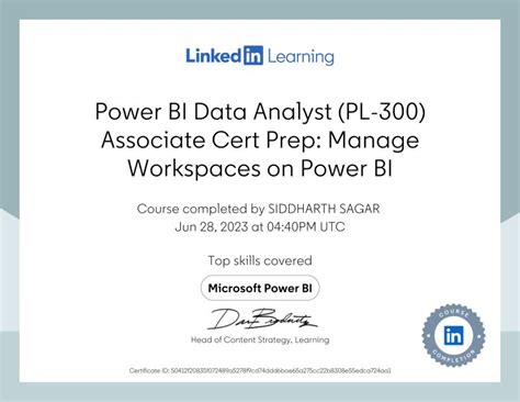 Siddharth Sagar On Linkedin Certificate Of Completion