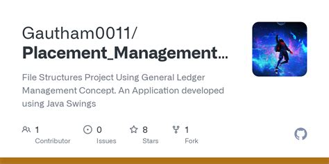 Github Gautham0011placementmanagementsystem File Structures Project Using General Ledger