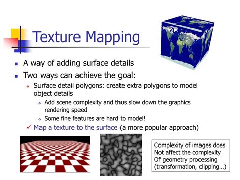 Ppt Texture Mapping Powerpoint Presentation Free Download Id1327057