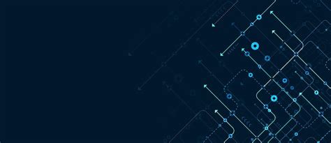 Premium Vector Circuit Connect Lines And Dots Network Technology And
