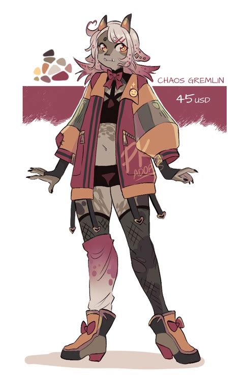 [closed Adopt] Chaos Gremlin By Pk Adopts On Deviantart