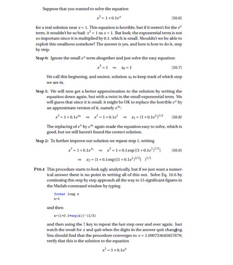 Solved Suppose That You Wanted To Solve The Equation