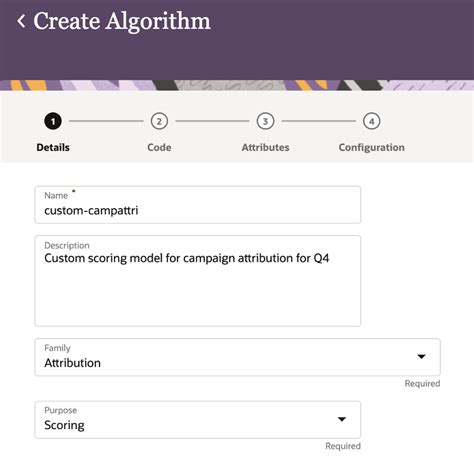 Creating Custom Algorithms