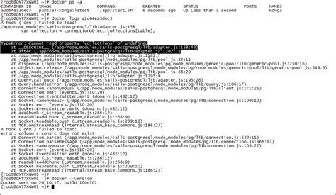 Konga Docker Startup Happen Error · Issue 791 · Pantselkonga · Github