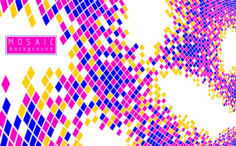 제목과 텍스트에 대한 복사 공간이있는 레이아웃을위한 템플릿으로 아름다운 추상 3d 벡터 모자이크 배경 예술적 기하학적 일러스트 브로셔 잡지 광고 배너 포스터에 사용할 수