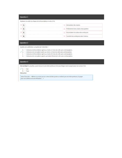 Sex Questionnaire Module SEX Studocu
