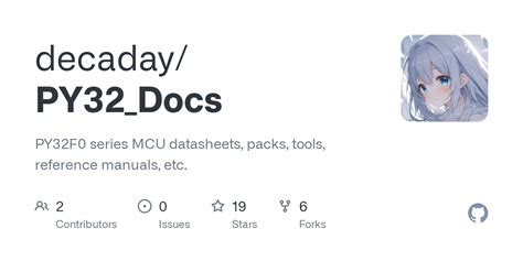 Github Decaday Py Docs Py F Series Mcu Datasheets Packs Tools