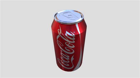 Coca Cola Soda Can Download Free 3d Model By X2w Soda [762794c] Sketchfab
