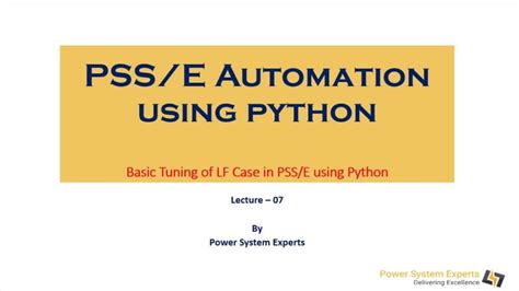 How To Solve A Psse Case Using Python Farhan Mujeeb Posted On The Topic Linkedin