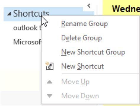 Create Shortcuts In Outlook AdvantEdge Training Consulting