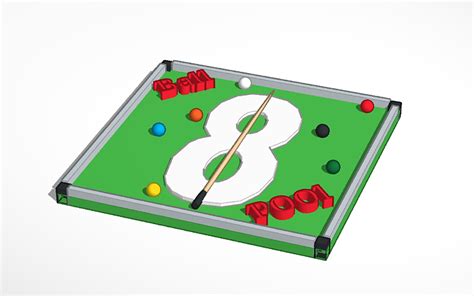 3d Design Pool Table Tinkercad