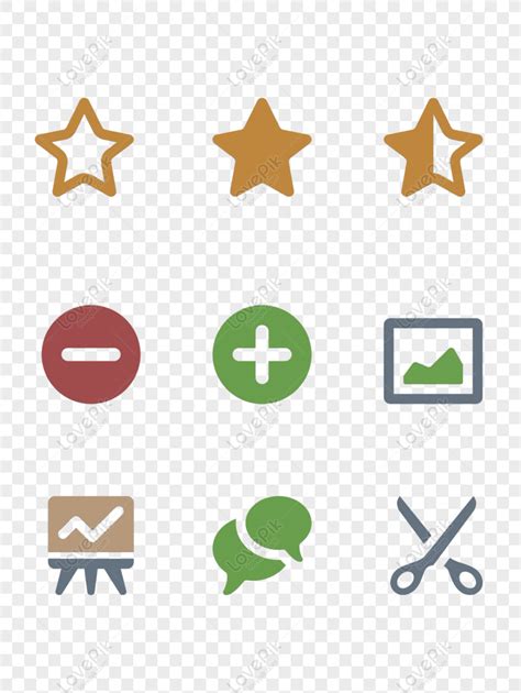 9 개의 창조적 인 휴대 전화 Ui 벡터 아이콘 Png 일러스트 무료 다운로드 Lovepik