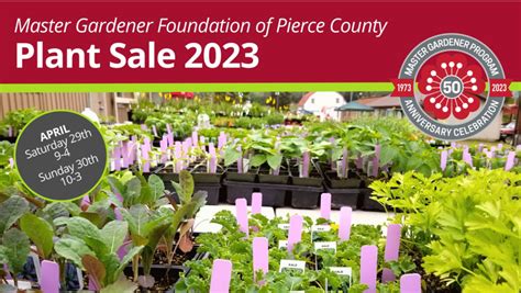 2023 Master Gardener Plant Sale Puyallup Research And Extension Center