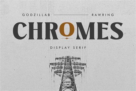 Chromes Font By Godzillab · Creative Fabrica