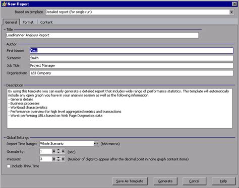 Load Runnerloadrunner Analysis Reports