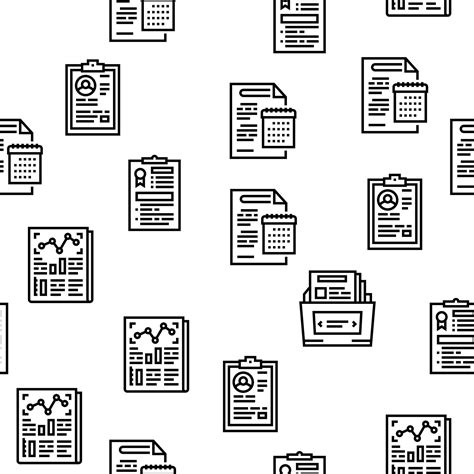 Reports Documentation Vector Seamless Pattern 10145230 Vector Art At Vecteezy