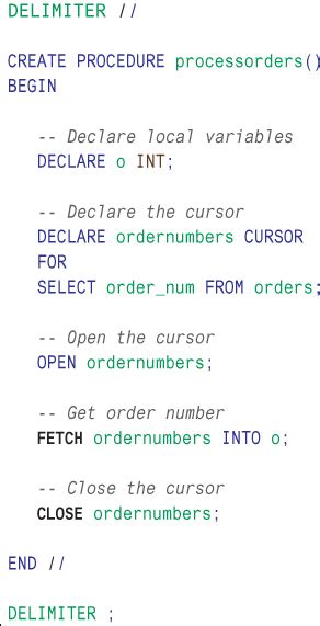Code Snippets MySQL Crash Course Nd Edition Book