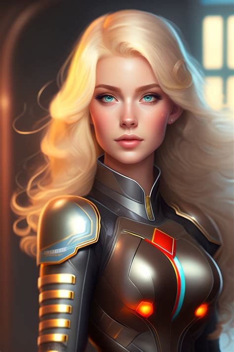 Lexica Iron Girl Cute Blonde