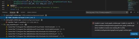 Unable To Open Some Of The Files That Appear In Compilation Errors