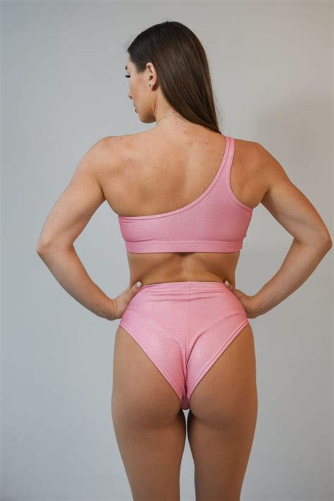Pole Addict Mesmerised Top Shimmery Pink Pole Junkie Eu