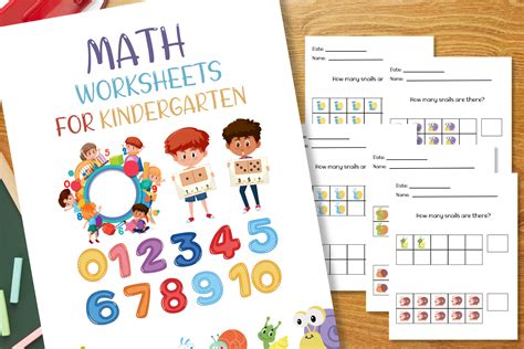 Math Kinder Worksheet Graphic By Origin Designs Ph · Creative Fabrica