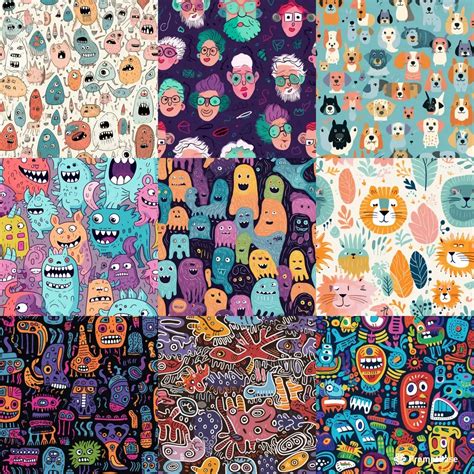 Playful Patterns Midjourney Prompt Promptbase