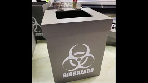 일체형 그레이색깔투명 뚜껑형폐기물보관함 제작 폐기물함 폐기물박스 의료용폐기물전용용기 병원폐기물 병원뚜껑 쓰레기덮개 병원