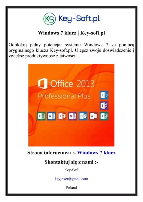 Ppt Windows Klucz Key Soft Pl Powerpoint Presentation Free Download Id