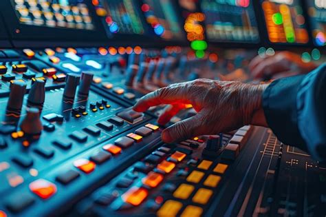 Controlador Trabajando Con Los Datos Del Sistema Scada En La Pantalla De La Computadora Imagen