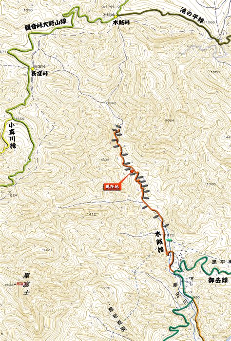 山梨の林道事典 林道木賊線 現在地