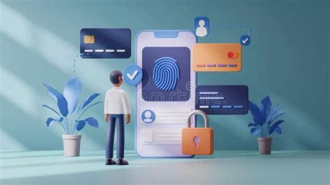 secure mobile payment with fingerprint authentication and digital lock