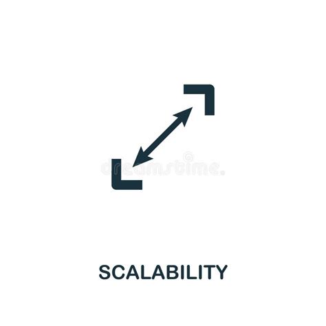 scalability icon premium style design from startup icon collection ui and ux pixel perfect