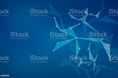 분자 입자와 원자 다각형 추상적인 배경 기술 및 과학 개념 일러스트 레이 션의 구조 건강관리와 의술에 대한 스톡 벡터 아트 및 기타 이미지 건강관리와 의술 건축물